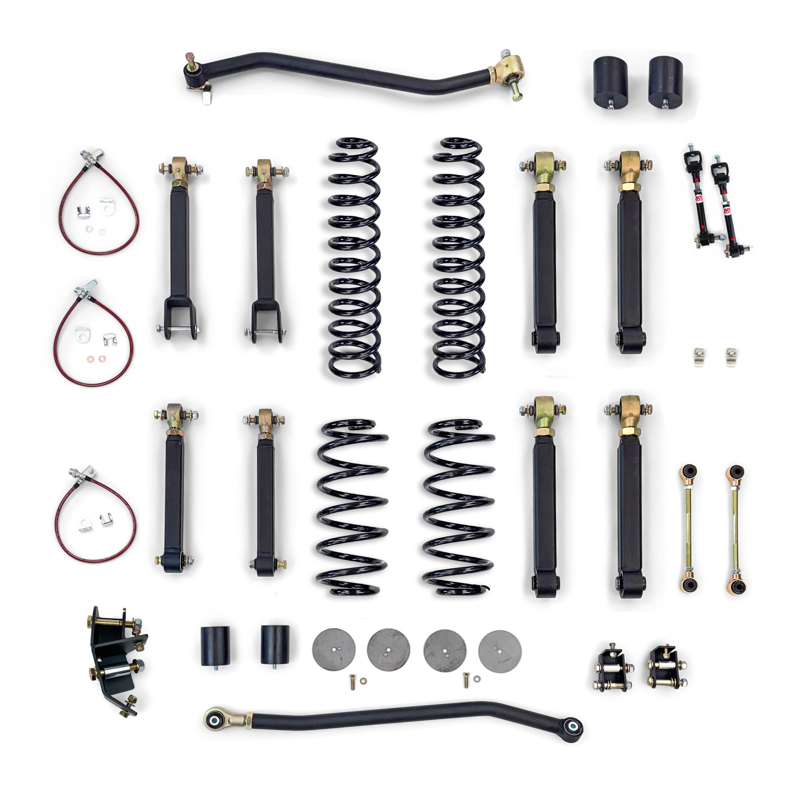 Jeep Wrangler 4.0" Premium Short Arm Lift Kit (1997-2006, TJ/LJ ...