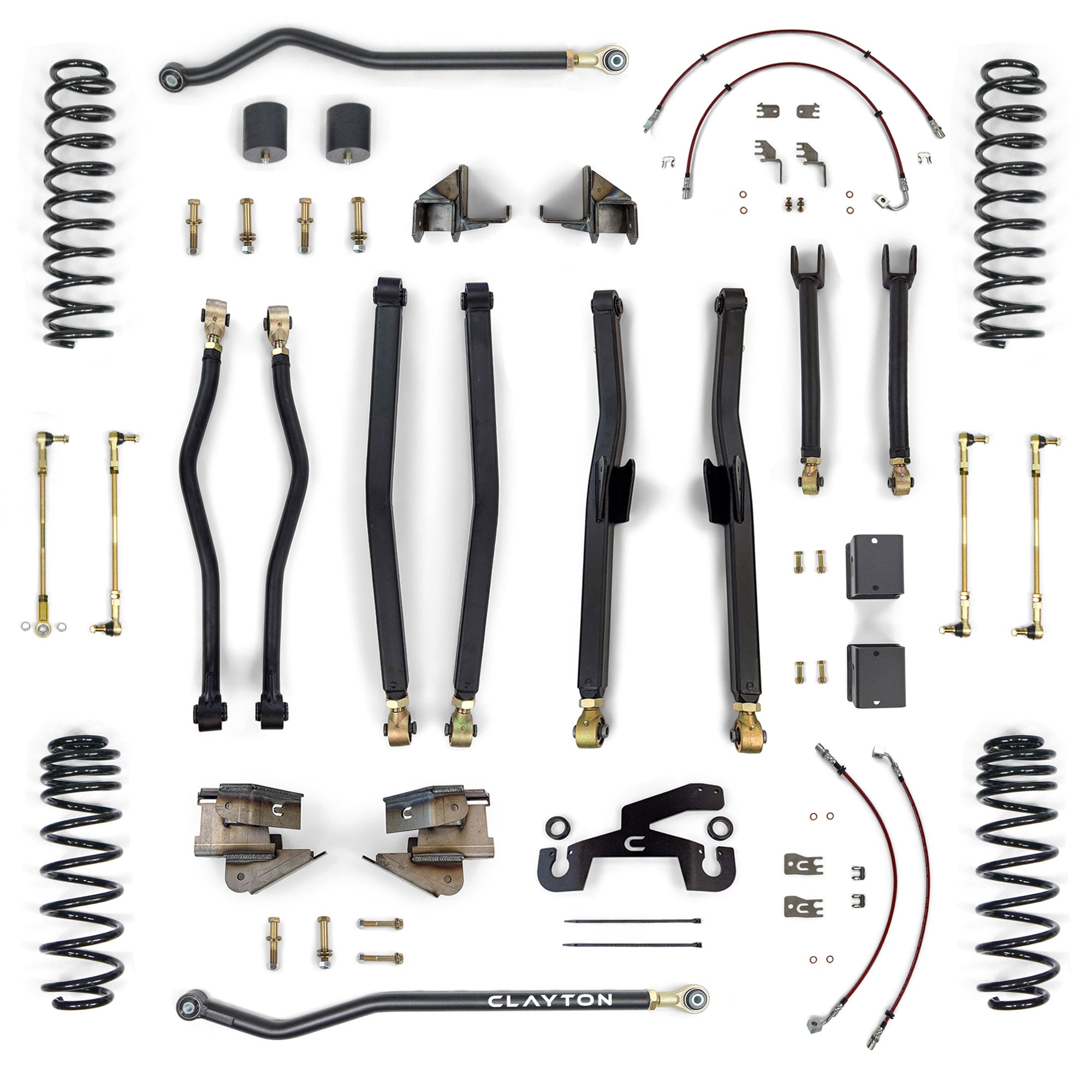 Jeep Wrangler Premium 3.5" Long Arm Lift Kit (2018+, JL) – Clayton Off Road