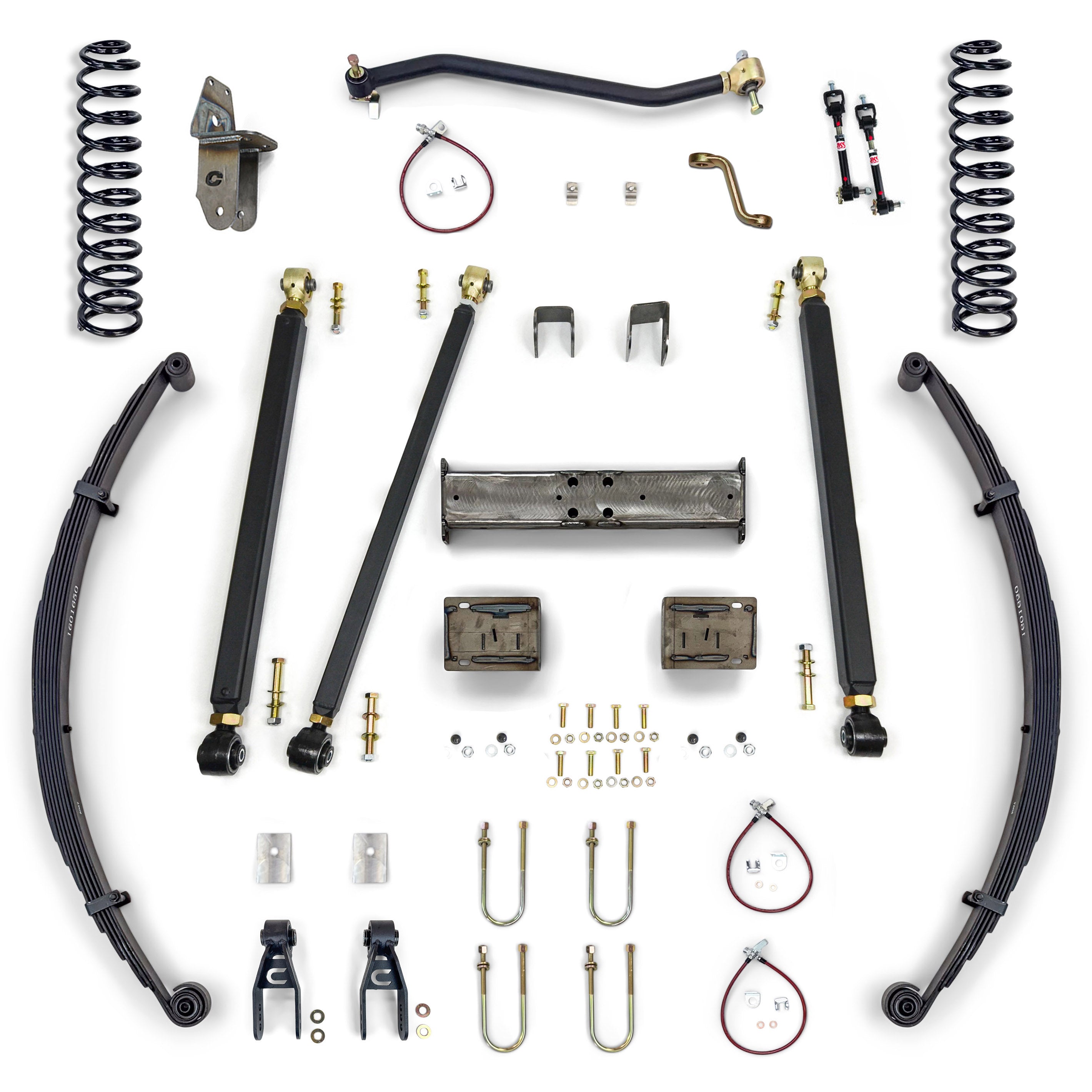 Jeep Cherokee 8.0" Pro Series 3 Link Long Arm Lift Kit (1984-2001, XJ ...